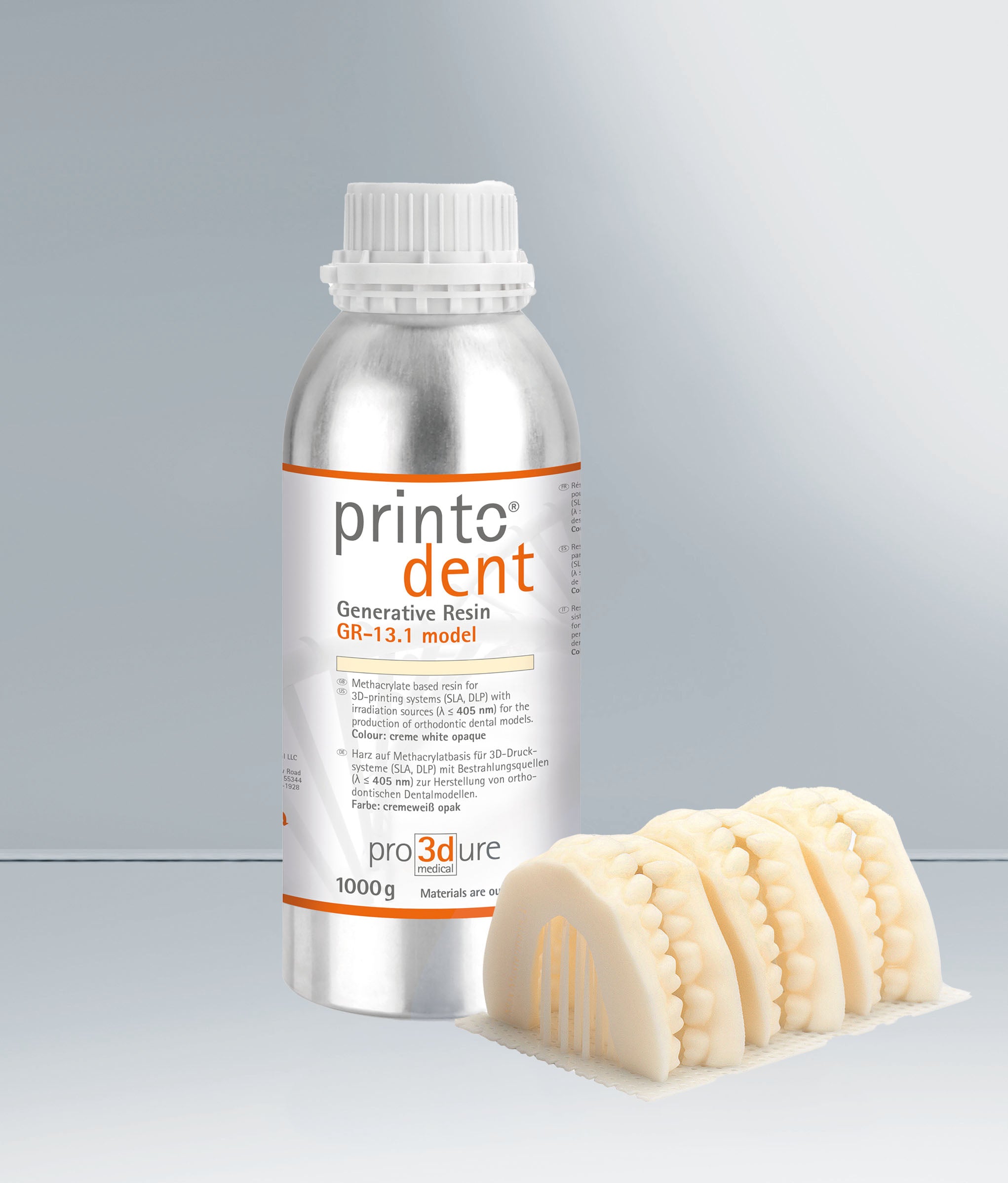 Pro3dure | Printodent® GR-13.1 model | 3D printing materials resin